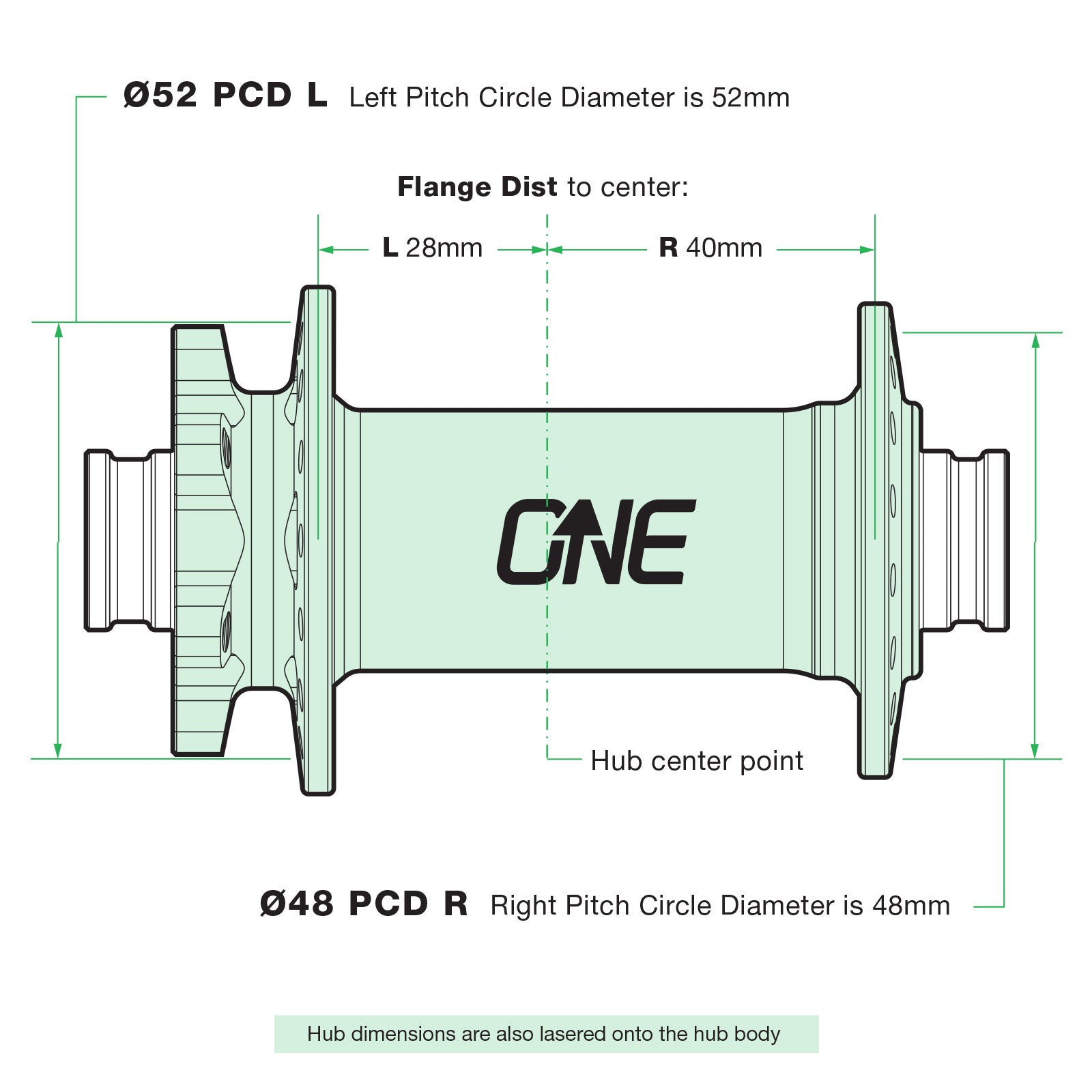 12 ONEUP Front Hub – BIKE BUNKER